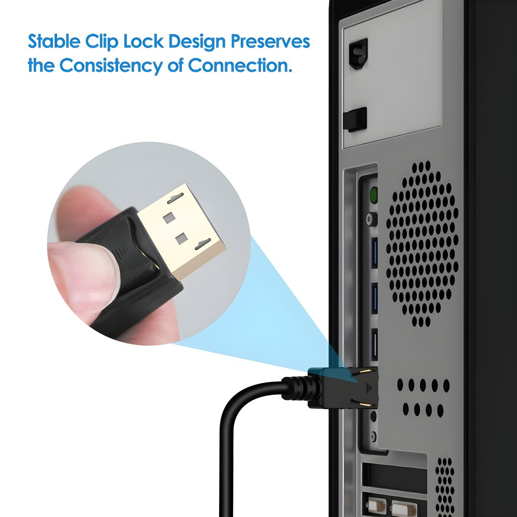 High Performance 6Ft. DisplayPort Cable, DP to DP, 4K*2K, V1.2, Gold ...